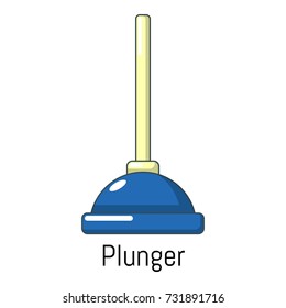 Plunger Icon Cartoon Illustration Plunger Vector Stock Vector (Royalty ...