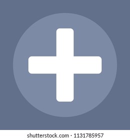 Plus Action Glyph Icons Simple Vector Stock Vector (Royalty Free ...