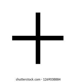 Plus Add Outline Icon Stock Vector (Royalty Free) 1269038884 | Shutterstock