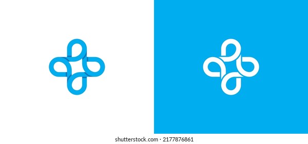 Plus Logo Concept Sign Icon Symbol Stock Vector (Royalty Free ...