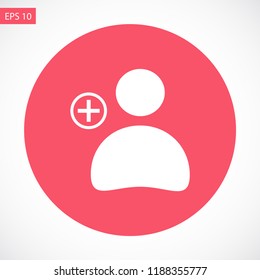 Plus People Vector Icon 10 Eps Stock Vector (Royalty Free) 1188355777 ...
