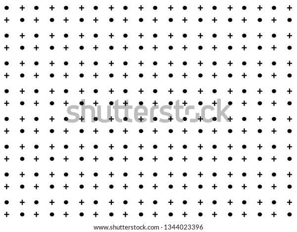 Plus Sign Black Circle On White Stock Vector (Royalty Free) 1344023396 ...