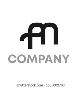 Pm Logo Vector Design Sign Template Stock Vector (Royalty Free ...
