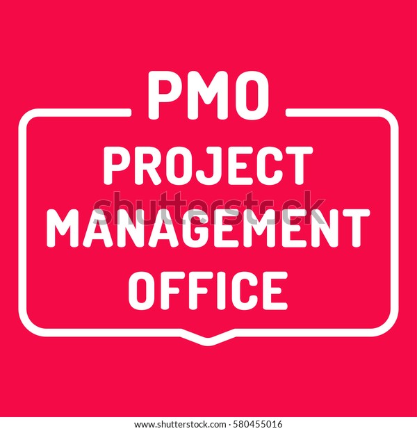 Pmo Project Management Office Flat Vector Stock Vector (Royalty Free ...