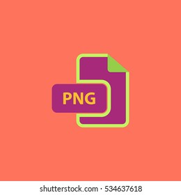 Png Image File Extension Colored Simple 스톡 일러스트 338513945 | Shutterstock