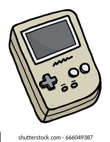 Game Device Cartoon Vector Illustration Black: เวกเตอร์สต็อก (ปลอดค่า ...