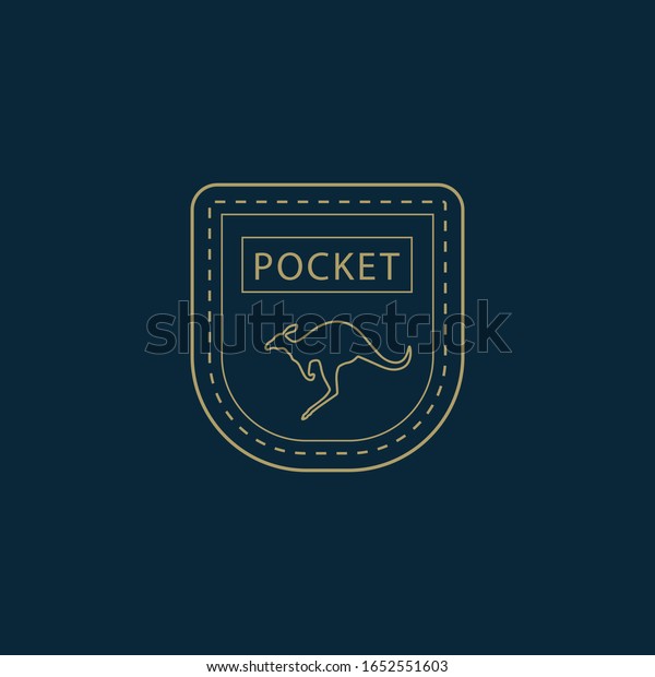 Pocket Logo Design Vector Illustration Stock Vector (Royalty Free ...