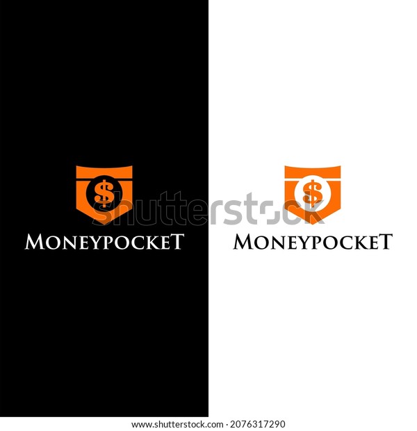 Pocket Money Logo Concept Dollar Pocket Stock Vector (Royalty Free ...
