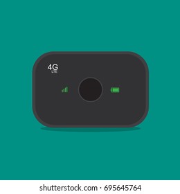 Pocket Wifi Design Wireless Internet Stock Vector (Royalty Free ...