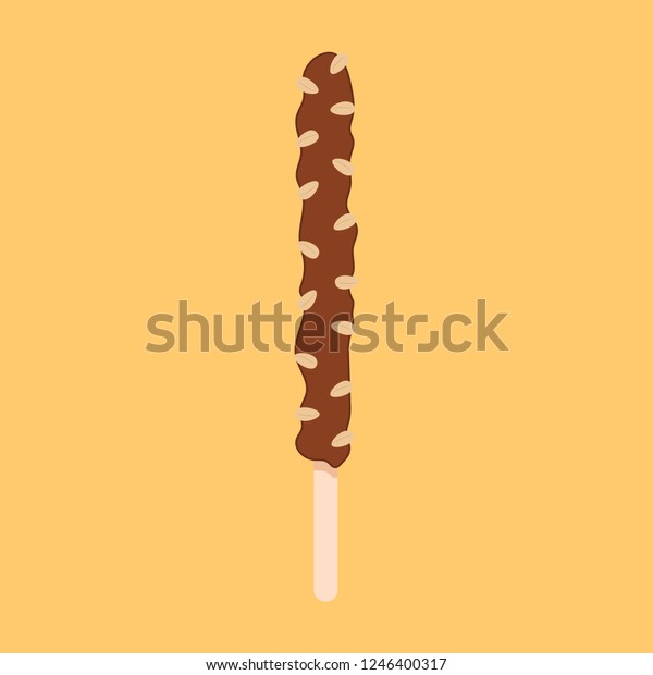 Pocky Cartoon Vector Symbol Stock Vector (Royalty Free) 1246400317 ...