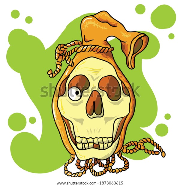 Pocong Tied Corpse Indonesian Folklore Horror Stock Vector (Royalty ...