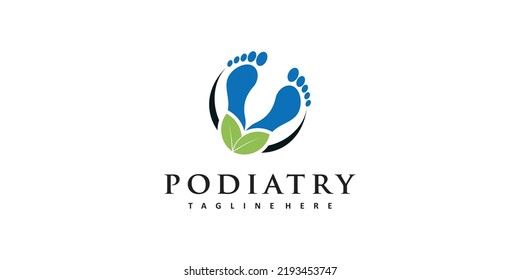 Podiatry Logo Design Simple Concept Premium Stock Vector (Royalty Free ...