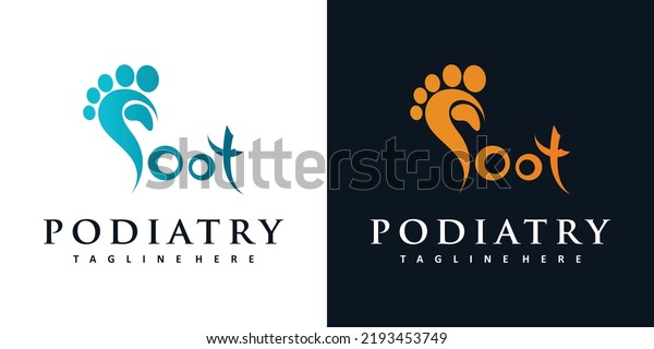 Podiatry Logo Design Simple Concept Premium Stock Vector (Royalty Free ...