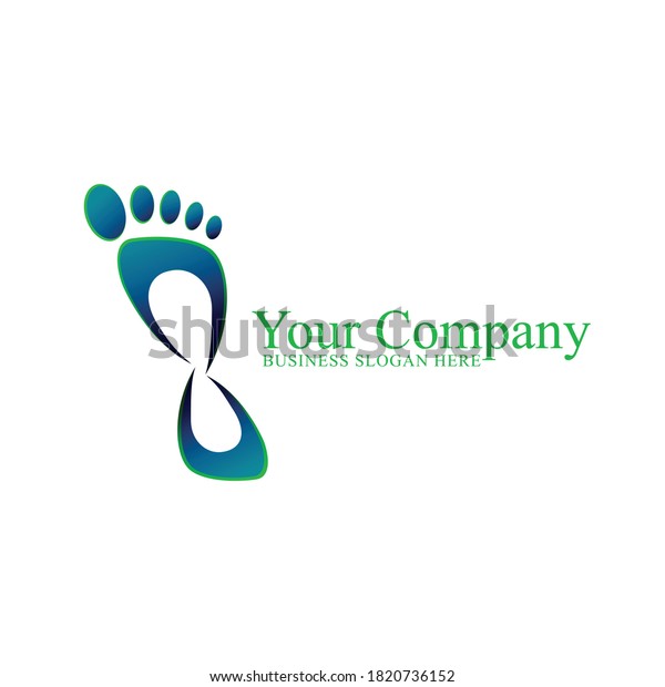 Podiatry Logo Isolated On White Background Stock Vector (Royalty Free ...