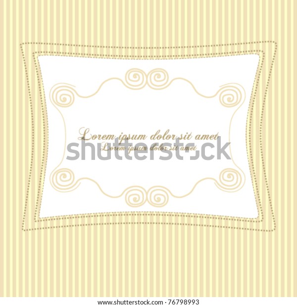 Poem Frame Swirl Background Stock Vector (Royalty Free) 76798993 ...