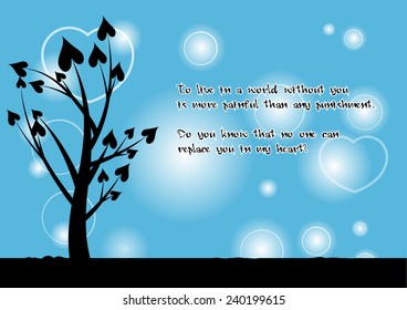 Poems Tree Background Stock Vector (Royalty Free) 240199615 | Shutterstock