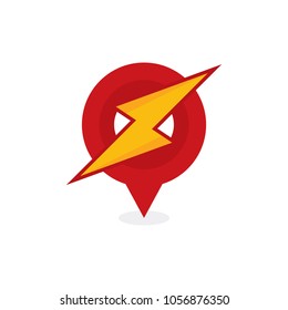 Point Energy Logo Icon Design Stock Vector (Royalty Free) 1056876350 ...