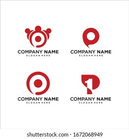 Point Set Company Logo Design Ideas Stock Vector (Royalty Free ...