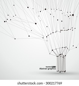 Points Lines Trees Abstract Graphics Stock Vector (Royalty Free ...