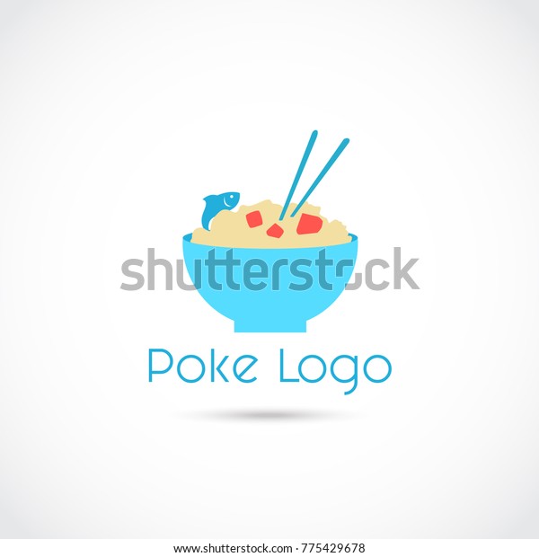 Poke Food Logo Logo Design Vector Stock Vector (Royalty Free) 775429678 ...