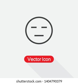 Poker Face Smile Icon Vector Illustration Stock Vector (Royalty Free ...