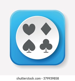 Poker Icon Stock Vector (Royalty Free) 379939858 | Shutterstock
