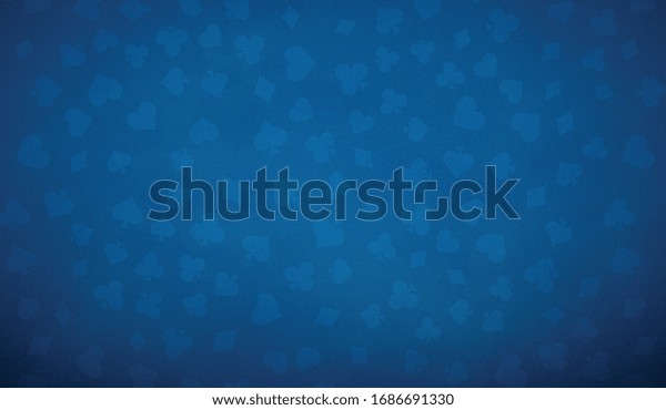 Poker Table Background Blue Color Vector Stock Vector (Royalty Free ...