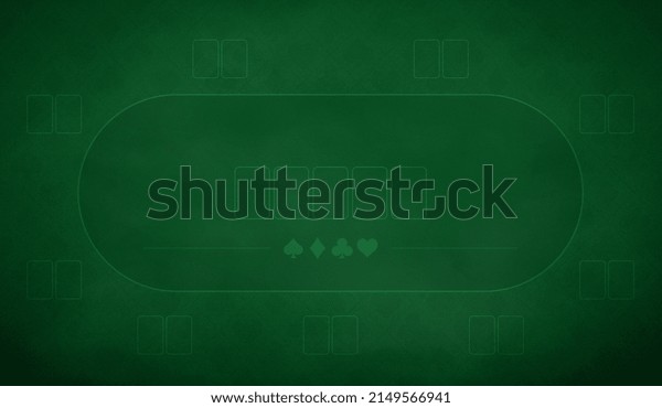 Poker Table Background Green Color Vector: стоковая векторная графика ...