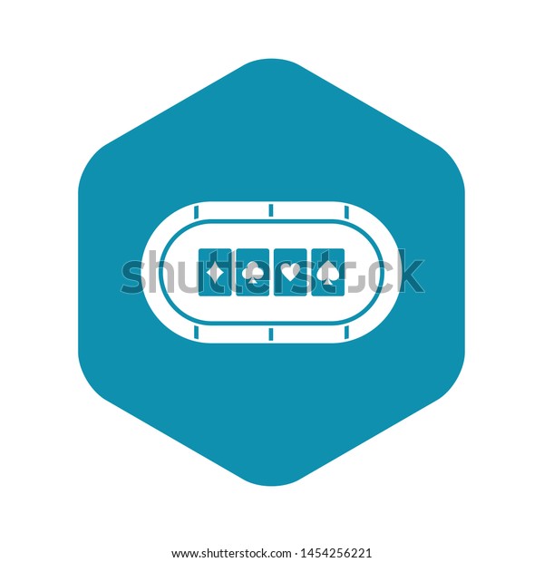 Poker Table Icon Simple Illustration Vector Stock Vector (Royalty Free ...