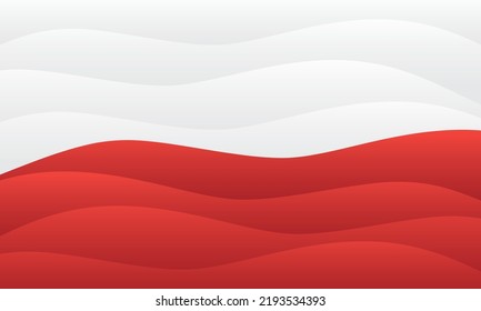 Poland Flag Background Vector Art Stock Vector (Royalty Free ...