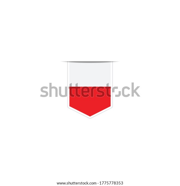 Poland Flag Vector National Simple Poland Stock Vector (Royalty Free ...