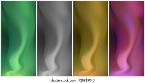 Polar Green Gradient Mesh Background Smartphone Stock Vector (Royalty ...
