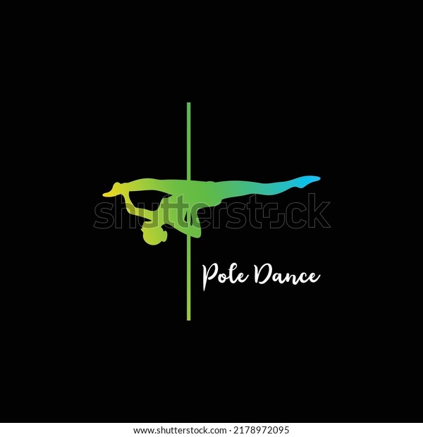 Pole Dance Logo Illustration Vector Girl: เวกเตอร์สต็อก (ปลอดค่า ...