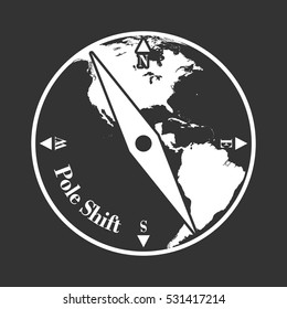 Pole Shift Illustration Stock Vector (Royalty Free) 531417214 ...