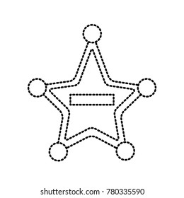 Police Badge Star Shape Stock Vector (Royalty Free) 780335590 ...