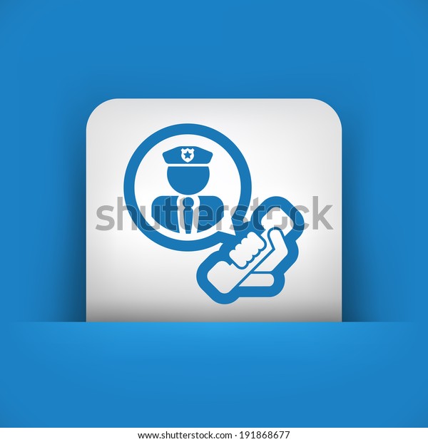 Police Call Number Stock Vector (Royalty Free) 191868677 | Shutterstock