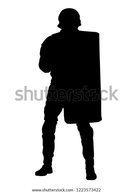 Police Counter Terrorist Tactical Unit Swat Stock Vector (Royalty Free ...