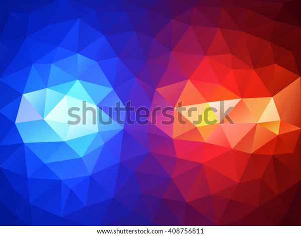 Police Flasher Lights Red Blue Abstract Stock Vector (Royalty Free ...