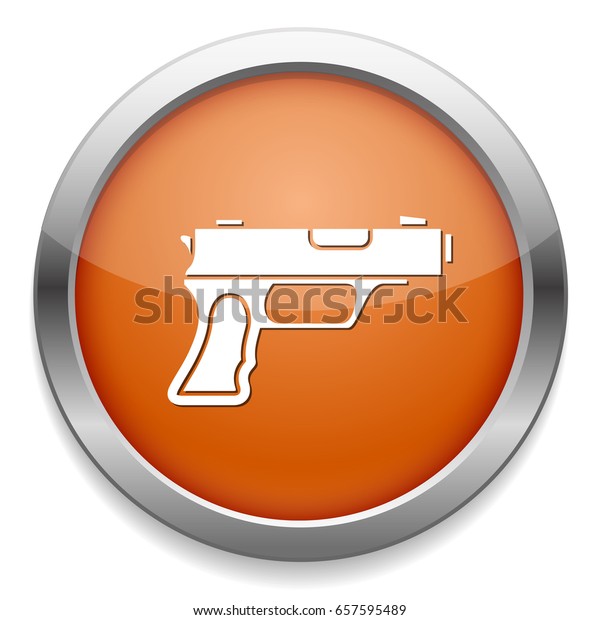 Police Gun Icon Stock Vector (Royalty Free) 657595489 | Shutterstock