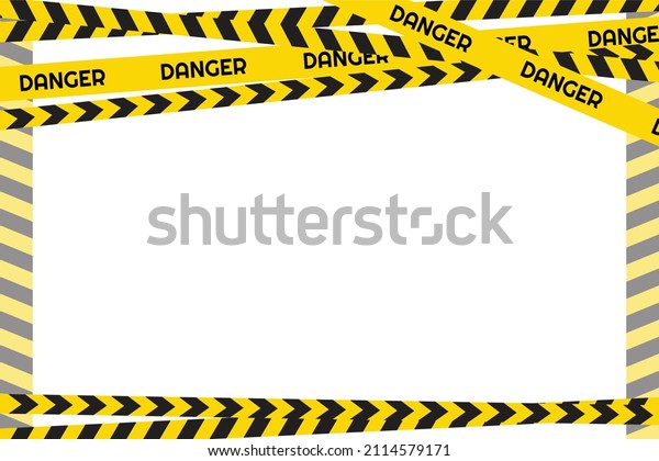 Police Line Vector Illustration Design Background Stock Vector (Royalty ...