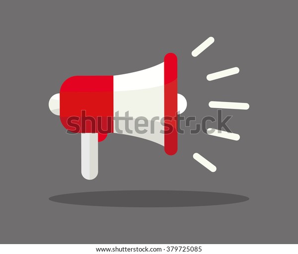 Police Megaphone Icon : image vectorielle de stock (libre de droits ...