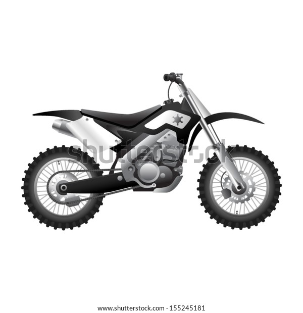 Police Motorcycle Stock Vector (Royalty Free) 155245181 | Shutterstock