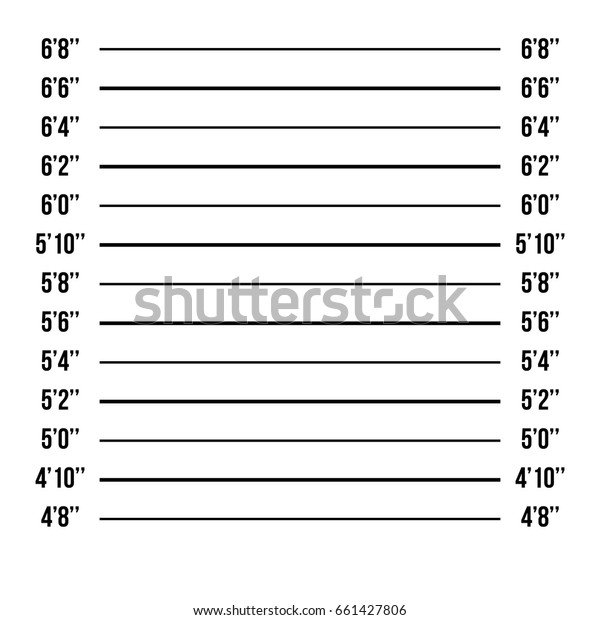 Police Mugshot Vector Illustration: stockvector (rechtenvrij) 661427806 ...