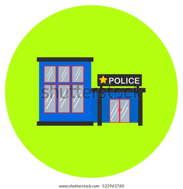 Police Office Icon Trendy Flat Style: เวกเตอร์สต็อก (ปลอดค่าลิขสิทธิ์ ...