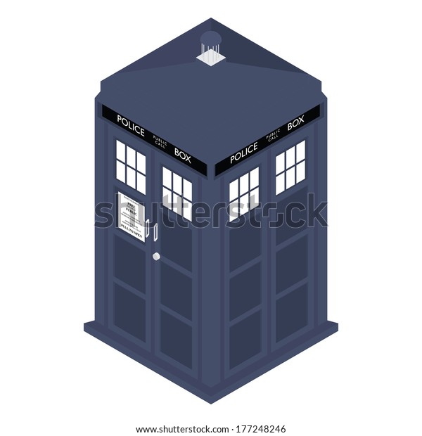 Police Public Call Box Stock Vector (Royalty Free) 177248246 | Shutterstock
