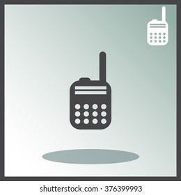 Police Radio Icon Stock Vector (Royalty Free) 397929979