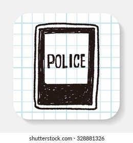 Police Station Doodle Stock Vector (Royalty Free) 328881326 | Shutterstock