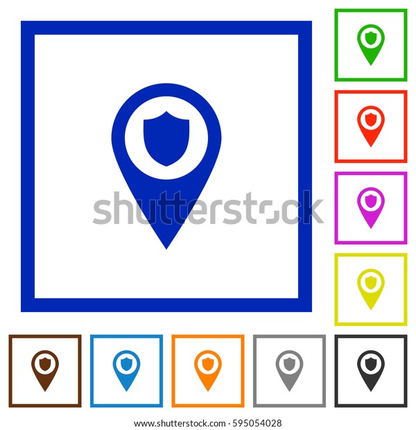 Police Station Gps Map Location Flat: เวกเตอร์สต็อก (ปลอดค่าลิขสิทธิ์ ...