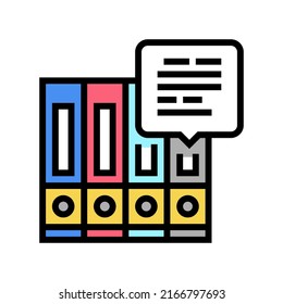 Policy Information Color Icon Vector Policy Stock Vector (Royalty Free ...
