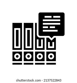 Policy Information Glyph Icon Vector Policy Stock Vector (Royalty Free ...